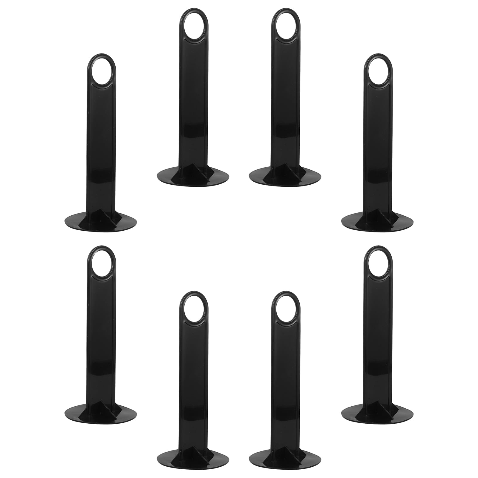 TABLZONE 6Pcs Soccer Training Cones Holders Black PP Portable Storage ...