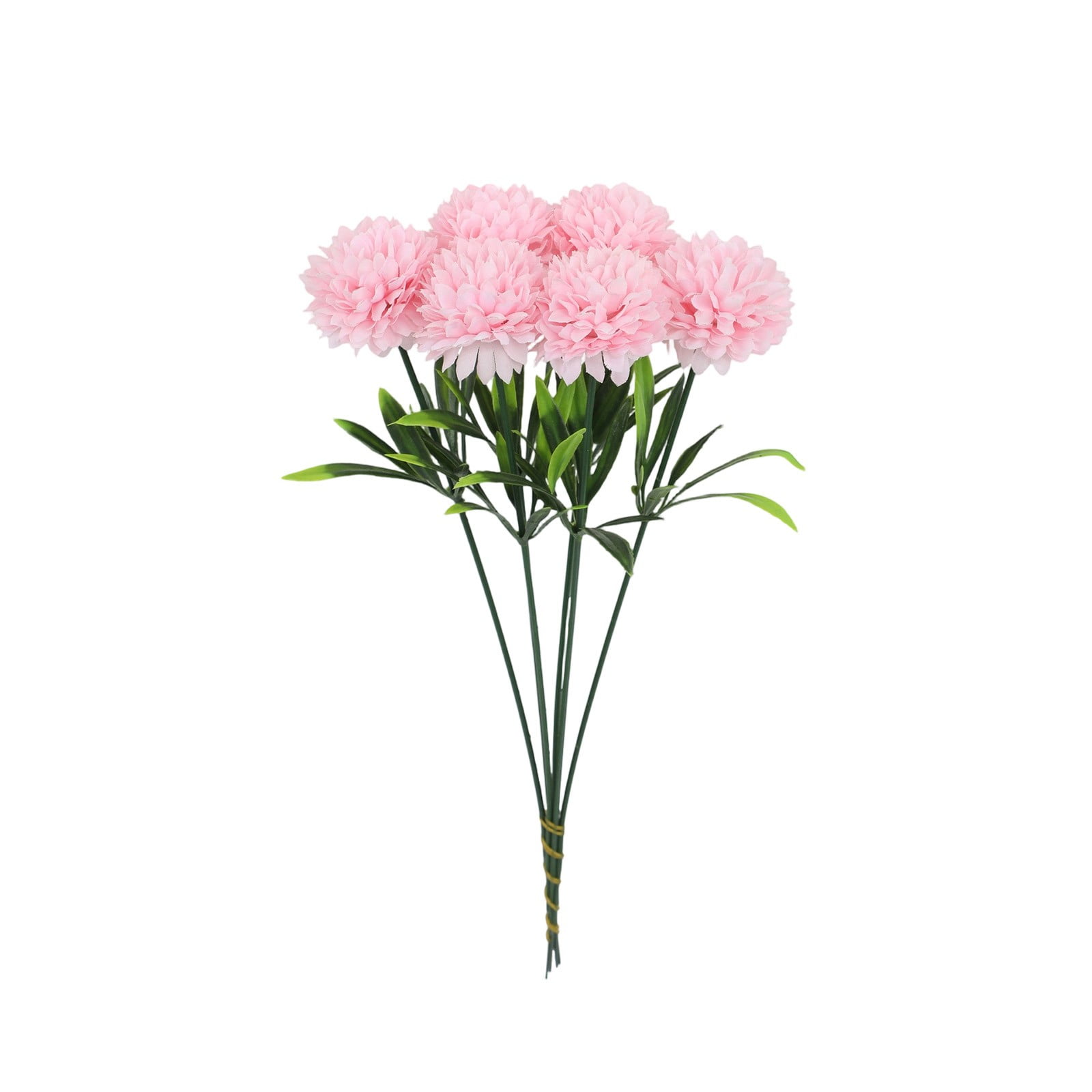 6 Pcs Long Stem Fake Kiku Flowers, Bulk Faux Kiku Flowers, Mini ...