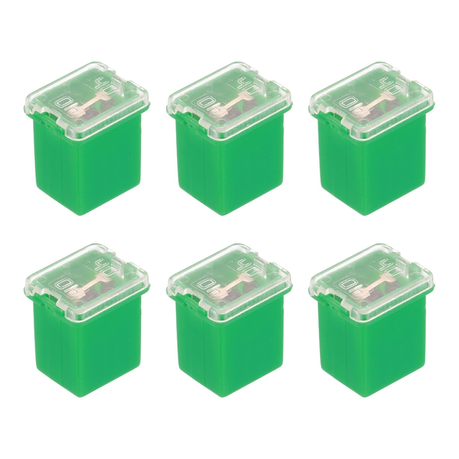 6 Pcs Low profile Car Fuses,32V DC 40A Box Shaped Cartridge Fuse ...