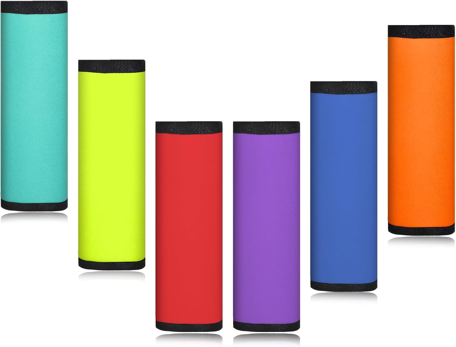 6 Pcs Luggage Handle Wrap Set 5.9inch Luggages identifiers for Suitcase ...