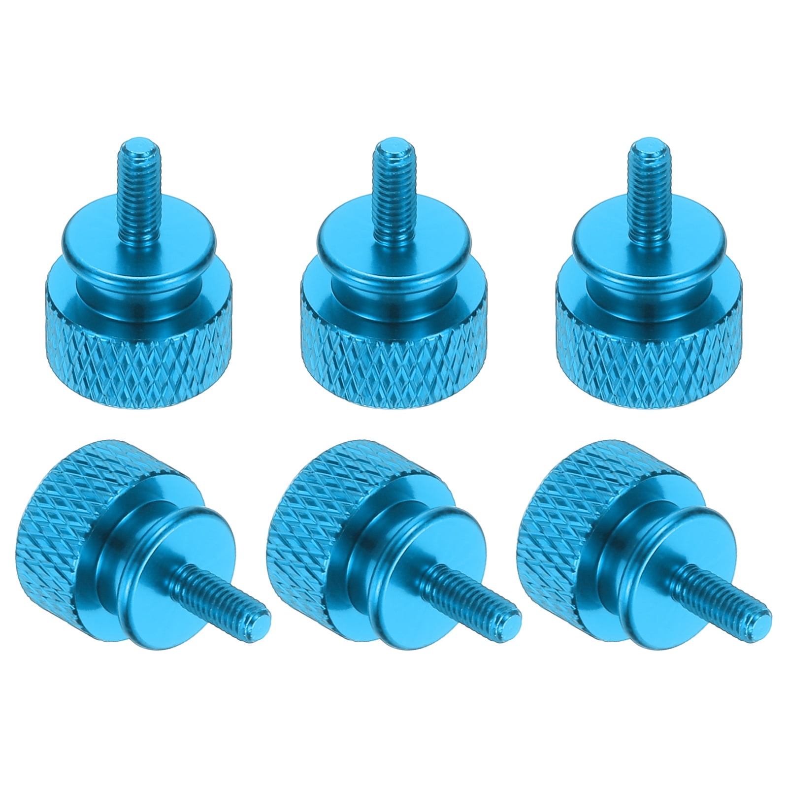 6 Pcs M3*0.5 Knurled Thumb Screw Computer Case Threaded Hand Tighten ...