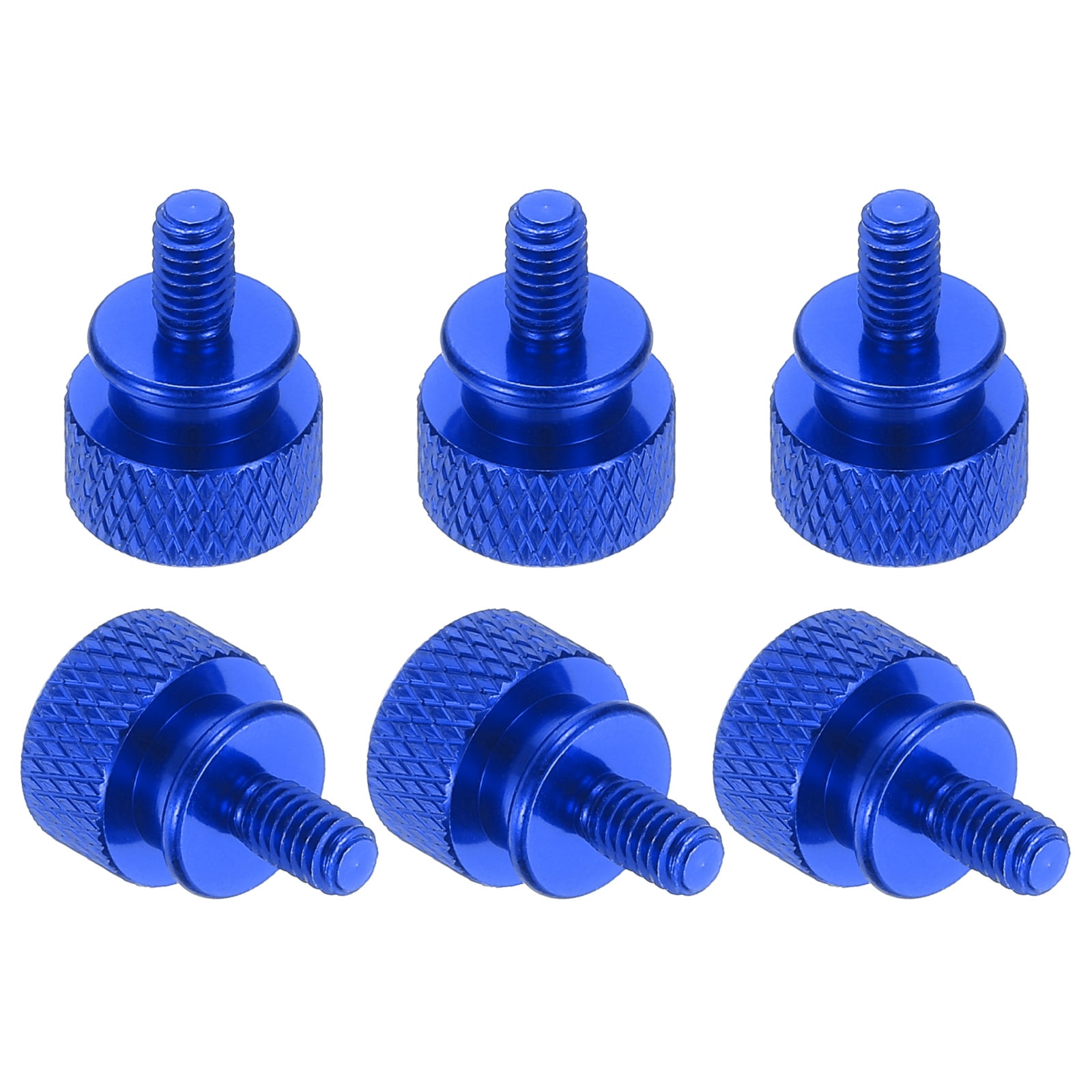 6 Pcs M4*0.7 Knurled Thumb Screw Computer Case Threaded Hand Tighten ...