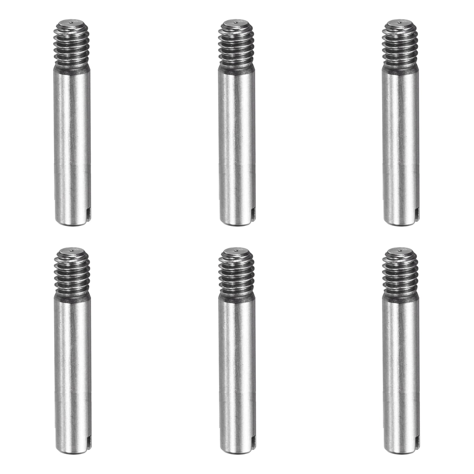 6 Pcs M4 x 16mm Slotted Cylindrical Pins, 304 Stainless Steel External ...