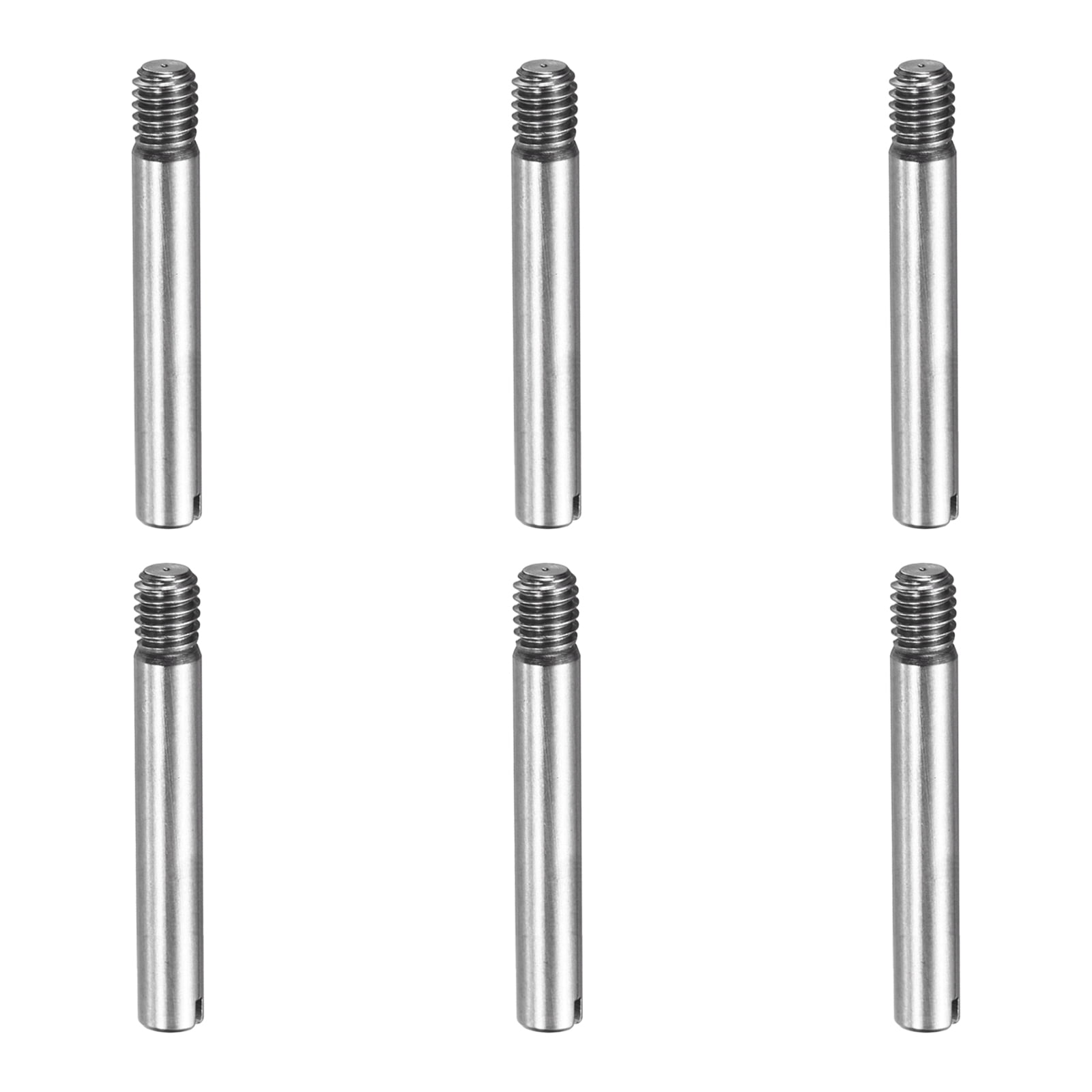 6 Pcs M4 x 25mm Slotted Cylindrical Pins, 304 Stainless Steel External ...