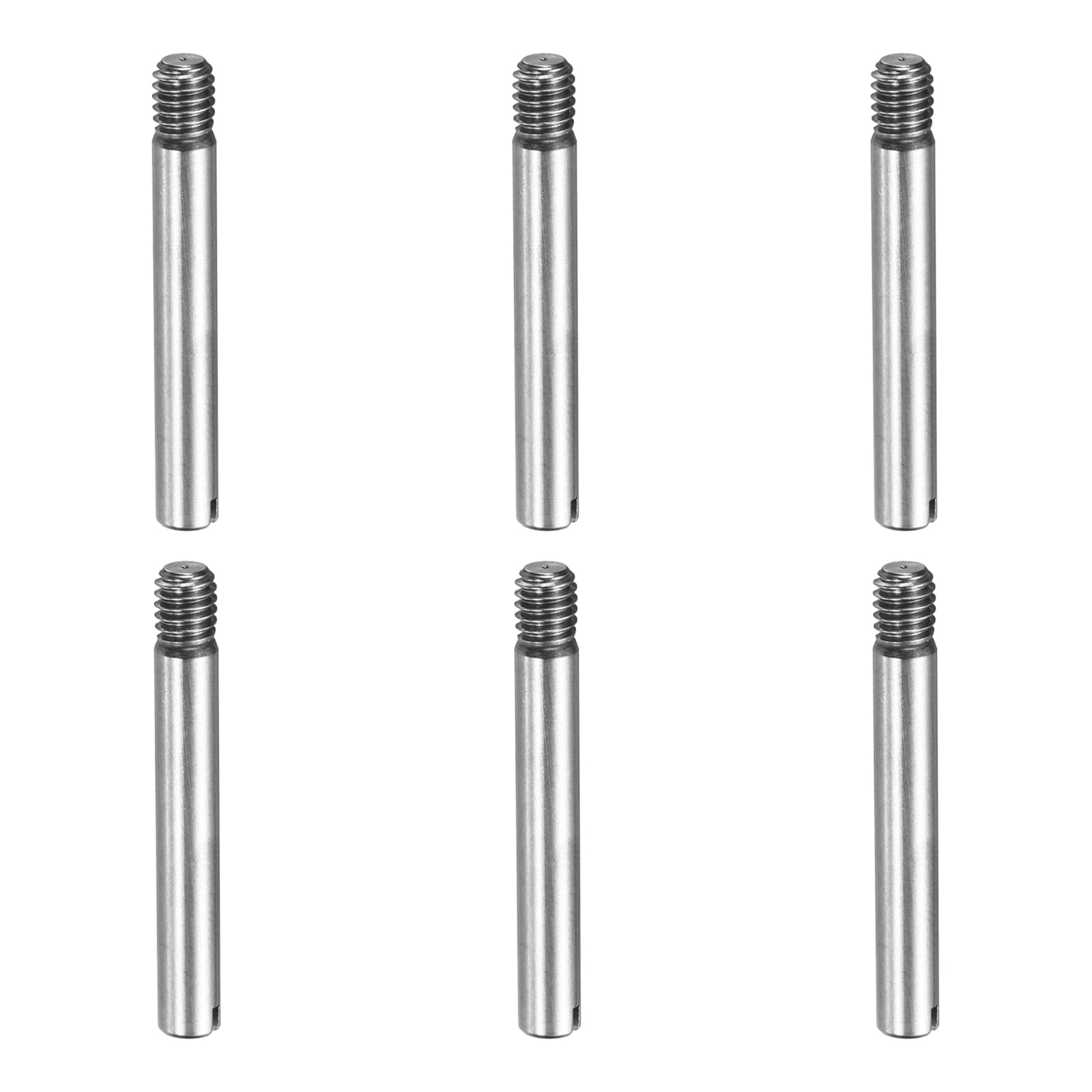 6 Pcs M4 x 30mm Slotted Cylindrical Pins, 304 Stainless Steel External ...