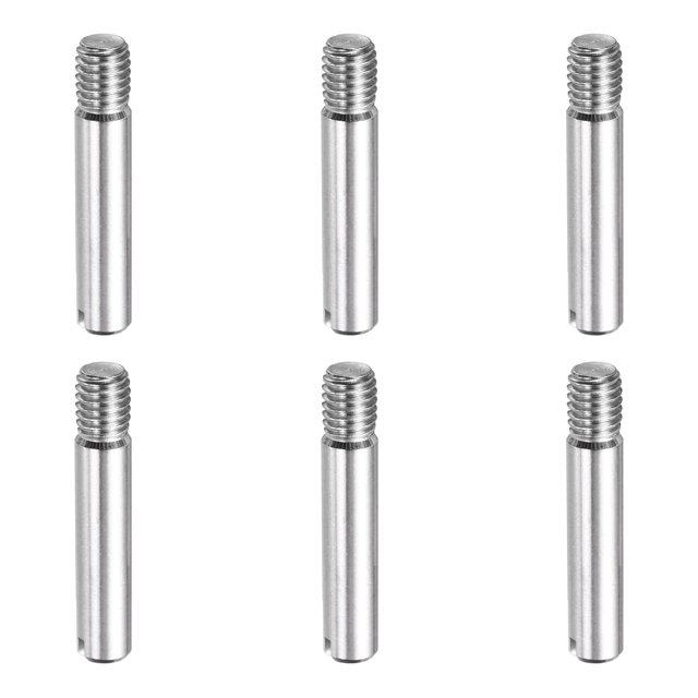 6 Pcs M5 x 25mm Slotted Cylindrical Pins, 304 Stainless Steel External ...