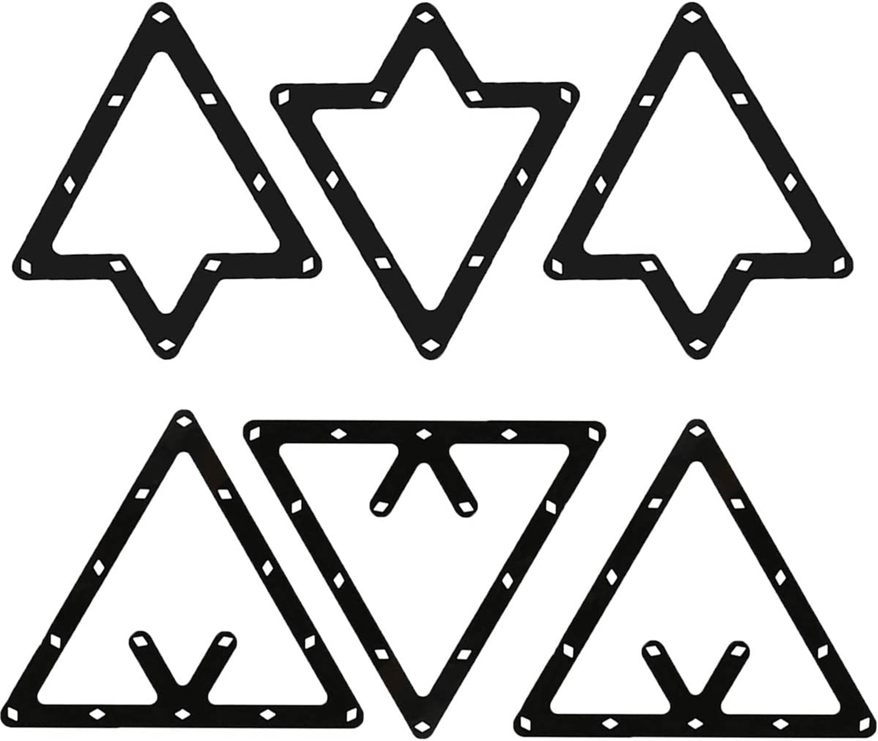 6 Pcs Magic Ball Rack Magic Rack Sheet, Pool Ball Rack Magic Rack Sheet ...