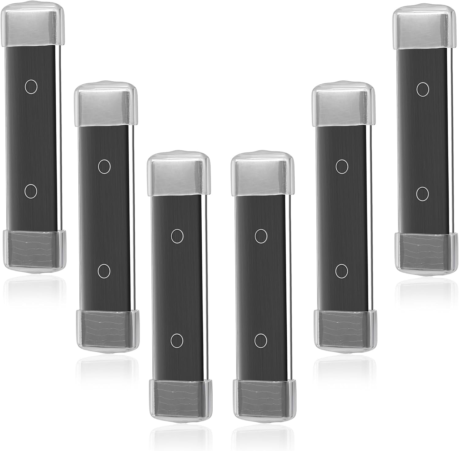 6 Pcs Magnetic Toilet Cleaner Black Toilet Cleaning Magnets Long ...