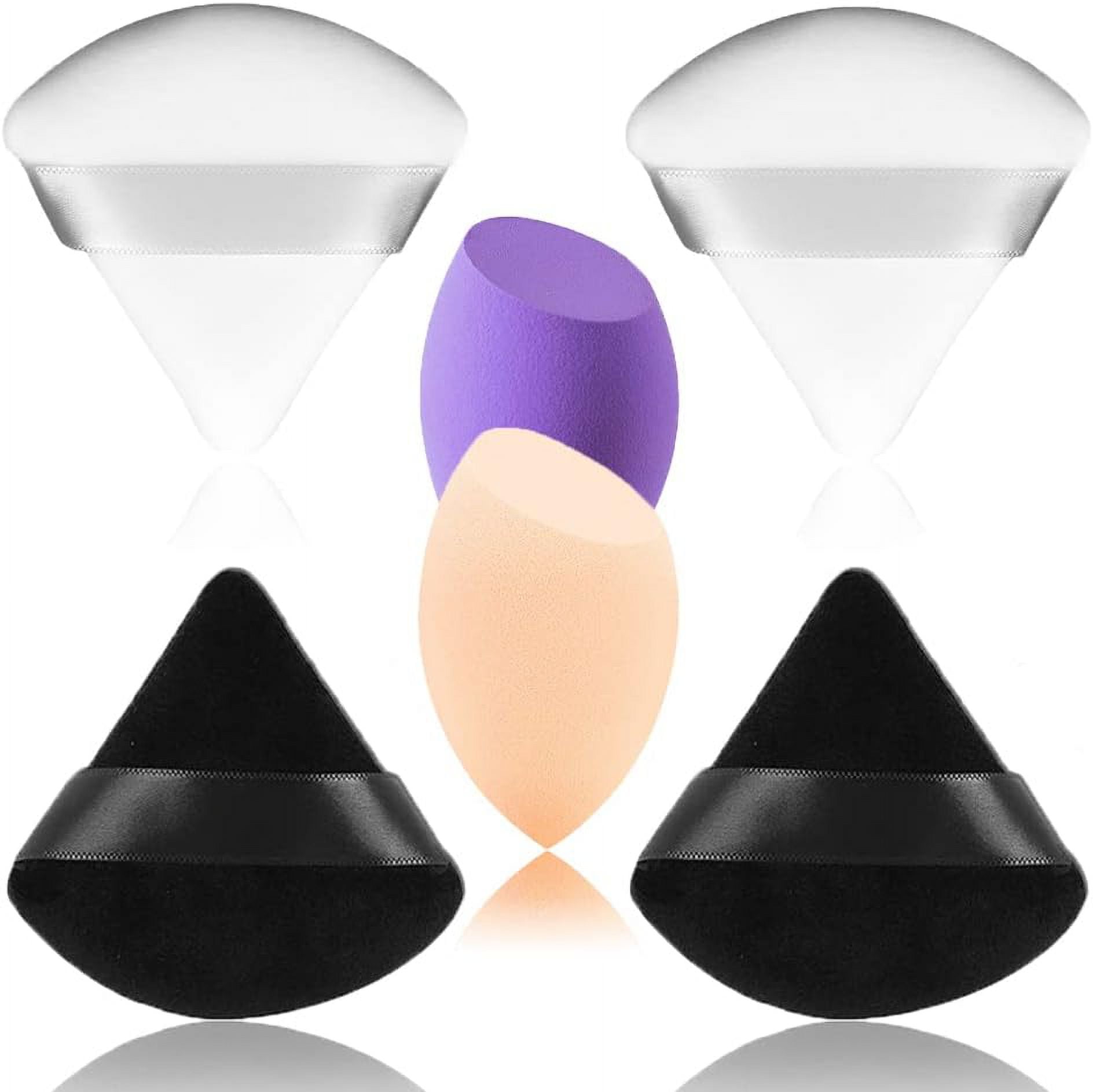 6 Pcs Makeup Sponge Set,Triangle Powder Puff and Beauty Blender,Make Up ...