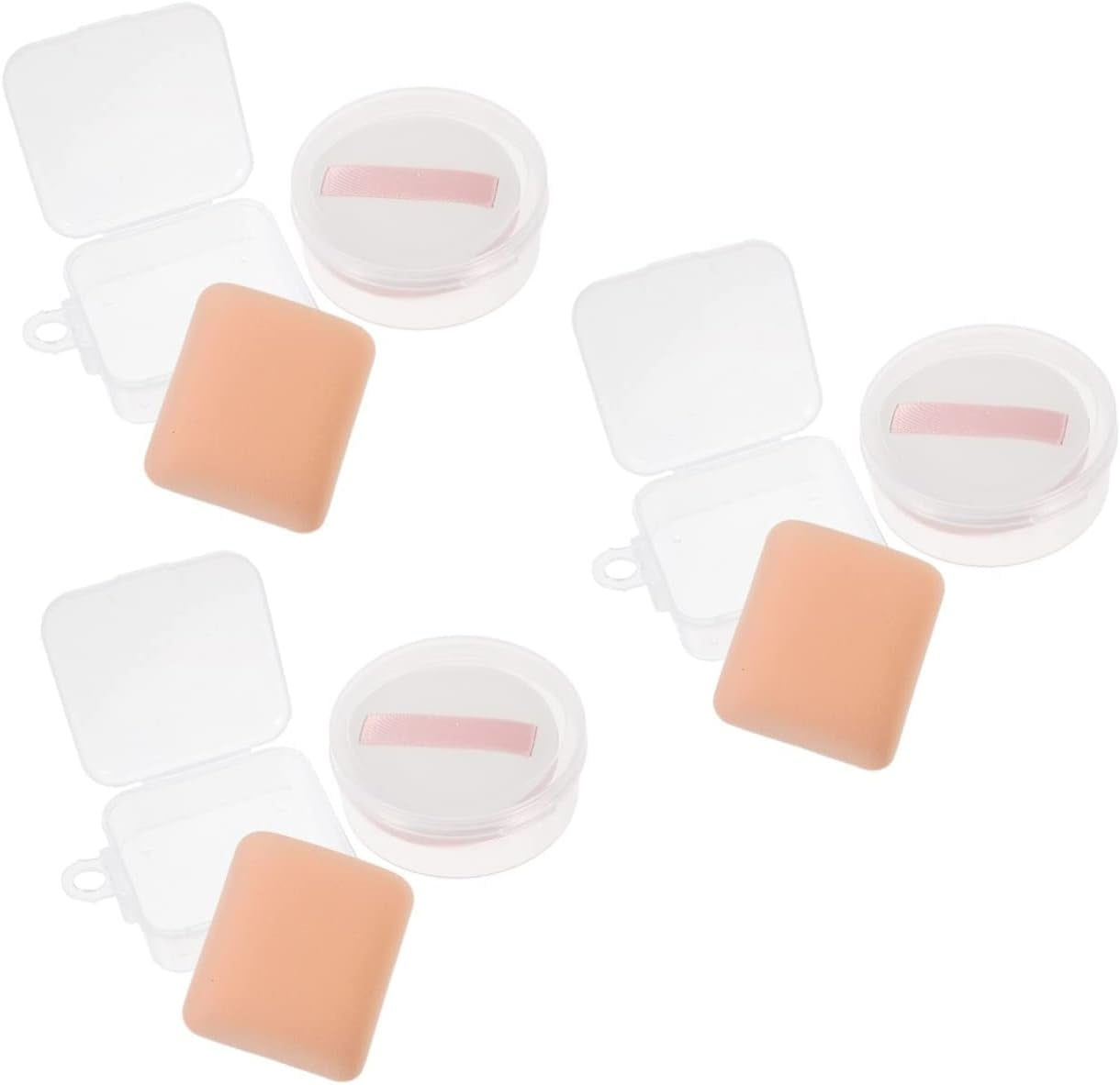 6 Pcs Marshmallow Puff Blender Sponge Blender Makeup Sponge Beauty ...