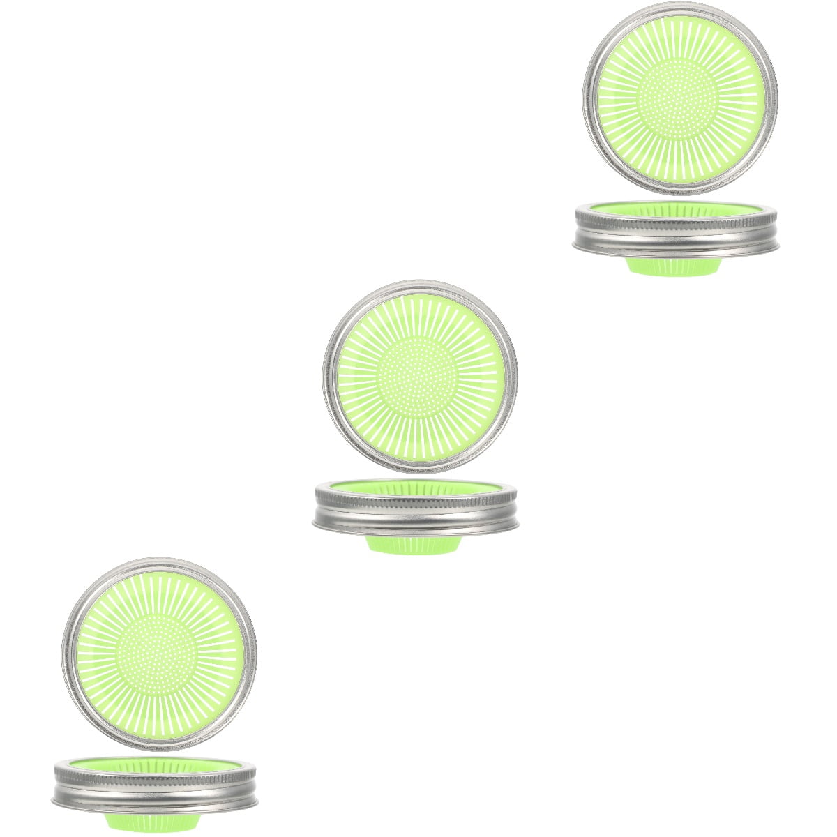 6 Pcs Jars Mesh Filter Sprouting Lids Jar Lids Filter Cover Stainless ...