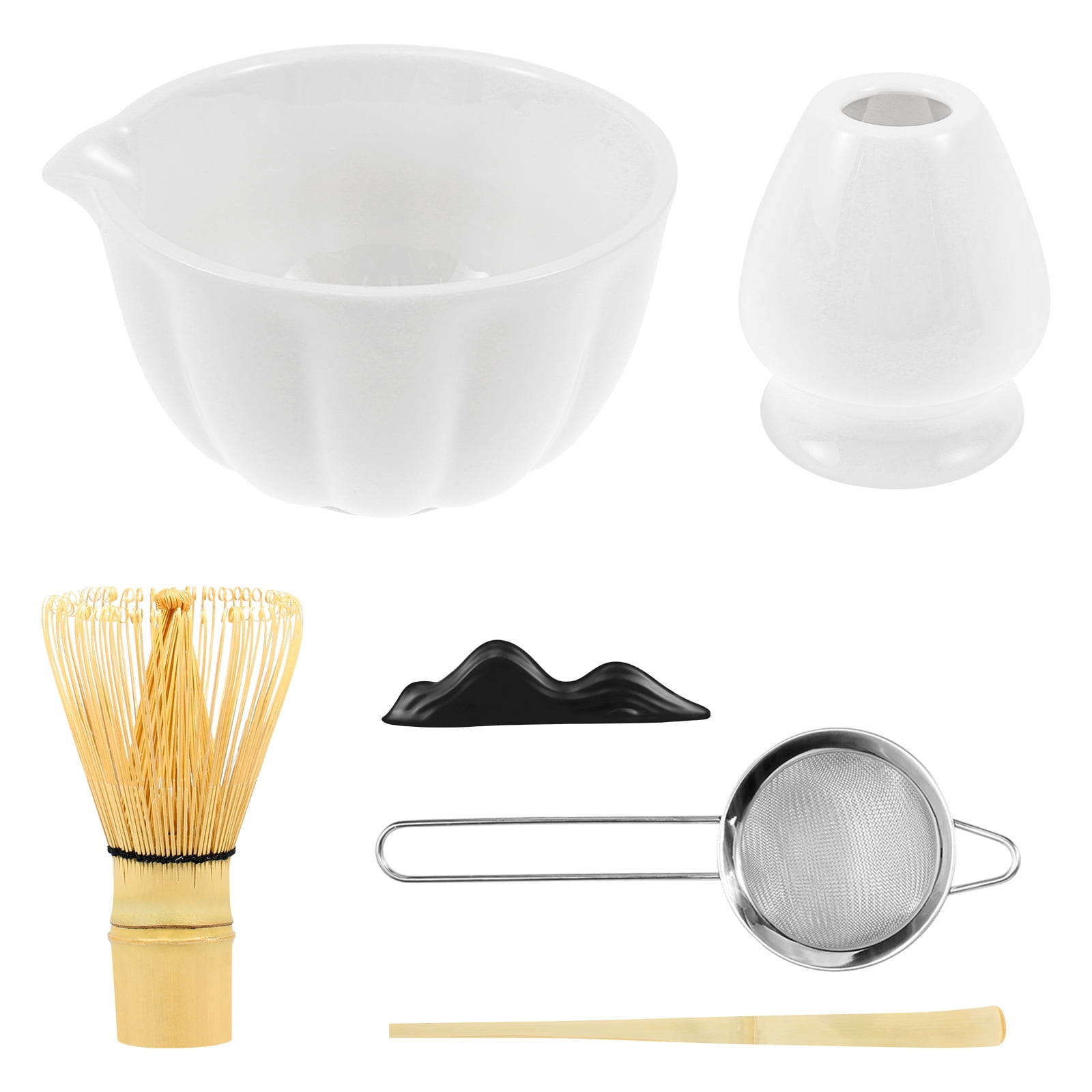 6 Pcs Matcha Set Exquisite Matcha Tea Kit Includes Ceramic Whisk Holder ...