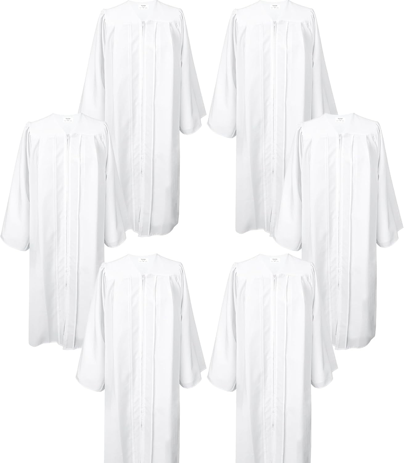 6 Pcs Matte Choir Robe for Church Judge Robes Costumes Pulpit Robe ...