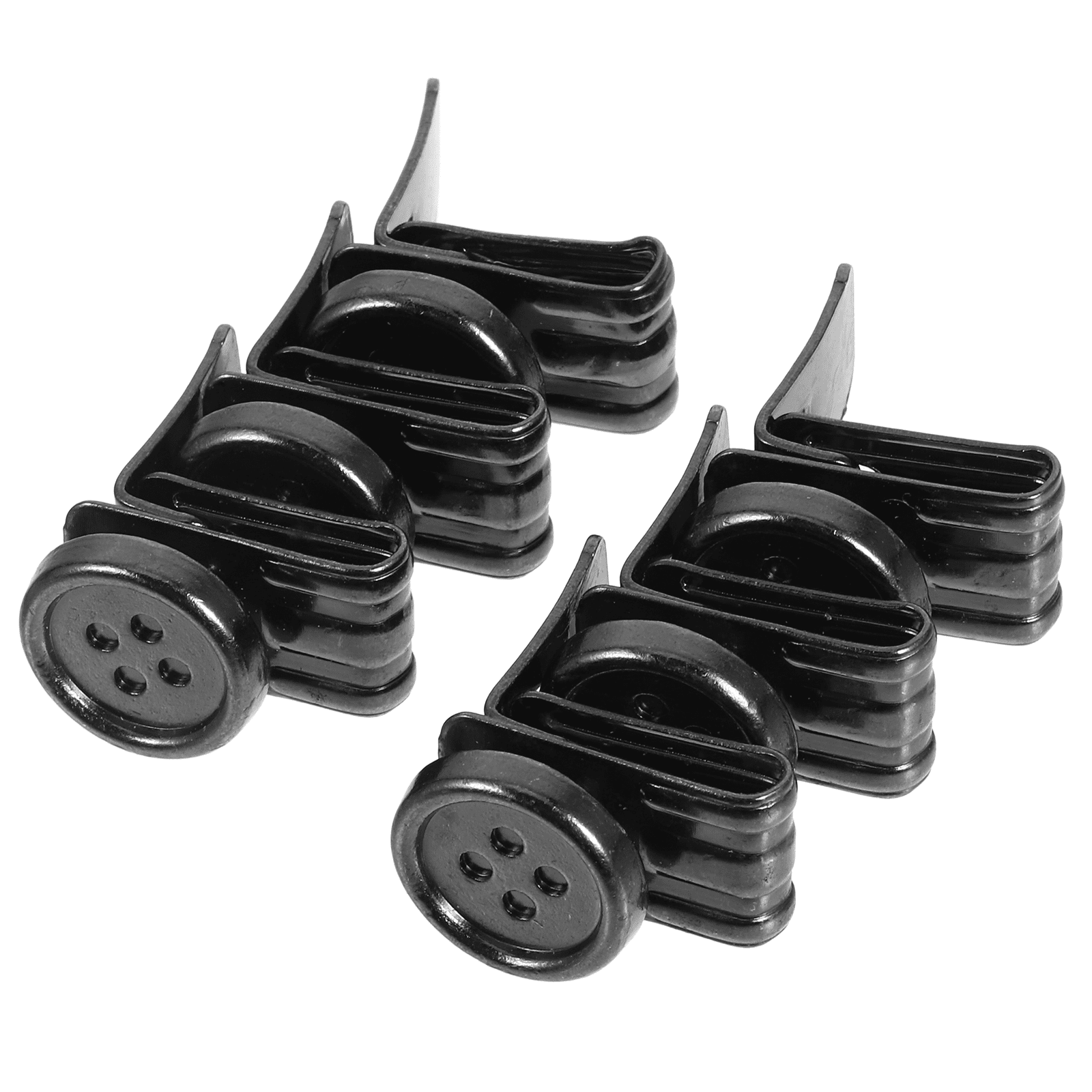 6 Pcs Metal Adjustment Buckle Button Attacher Suspender Buttons for ...