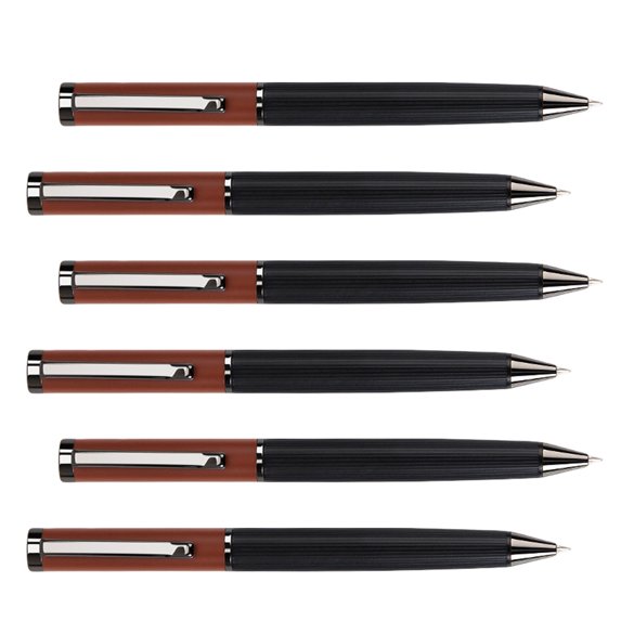 6 Pcs Metal Ballpoint Pen Decorative Pen 1.0mm Writing Pen Signatures ...