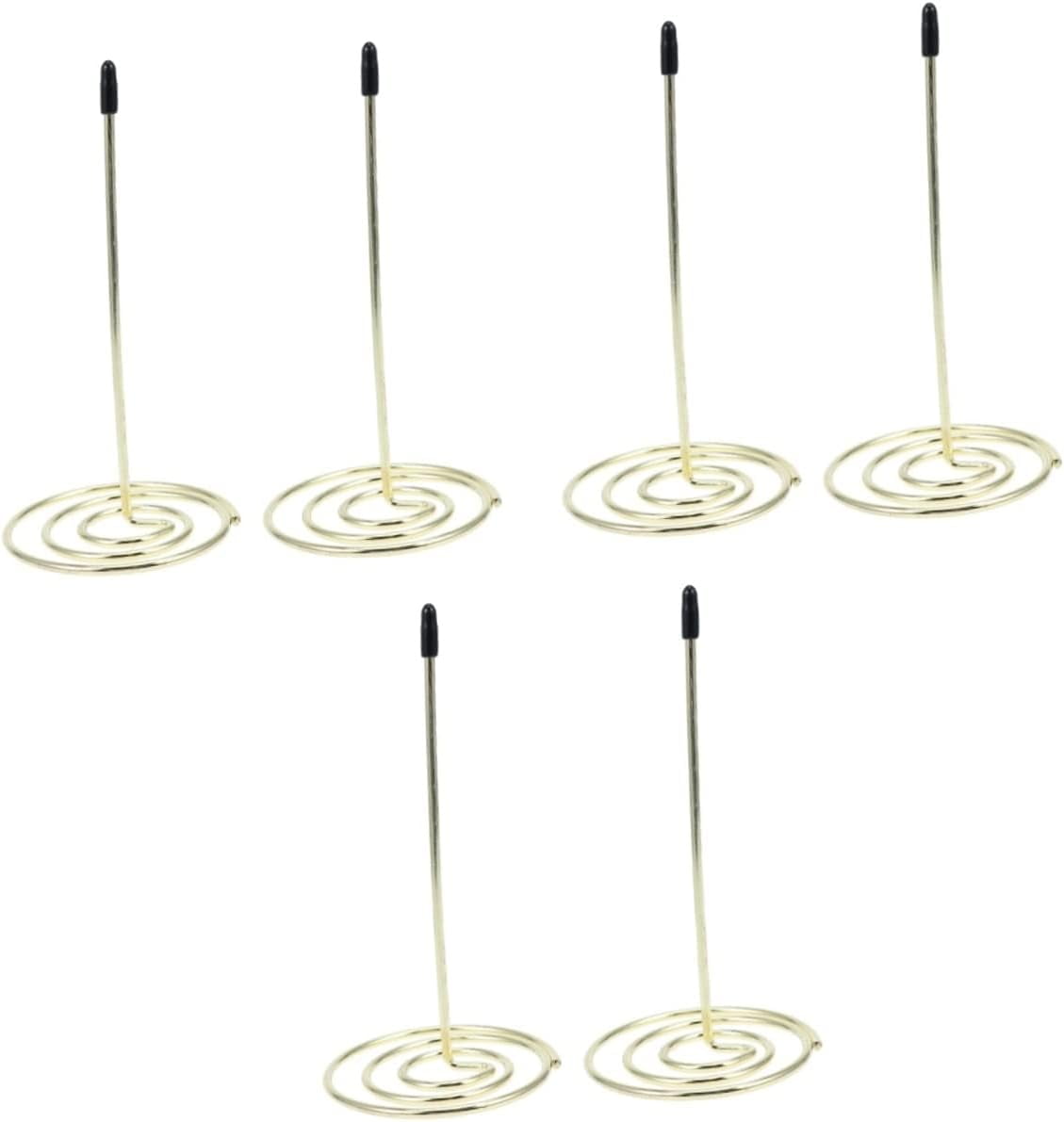 6 Pcs Metal Folder Memo Holder Spike Stick Receipts Organizer Receipt ...