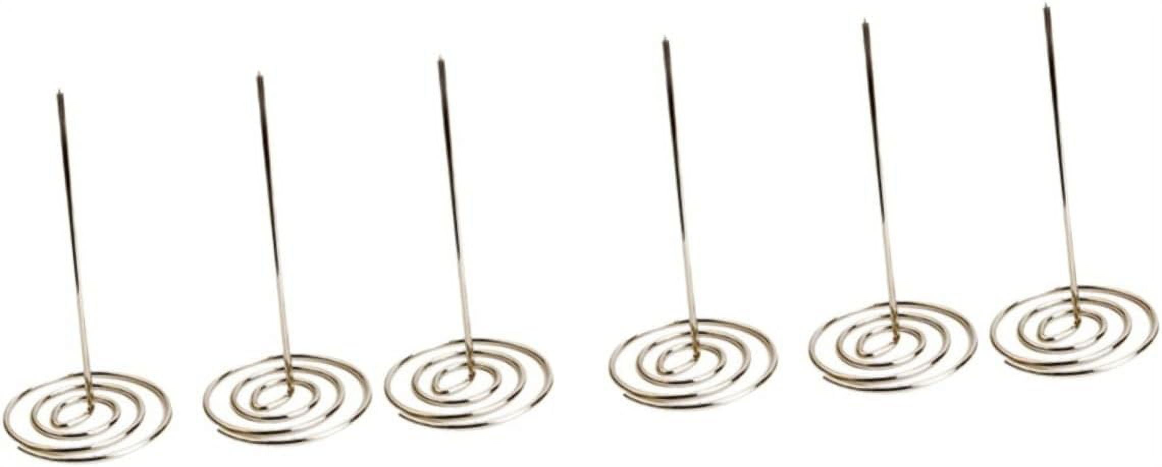 6 Pcs Metal Forks Receipt Holder Organizer Receipt Holder Stick Paper ...