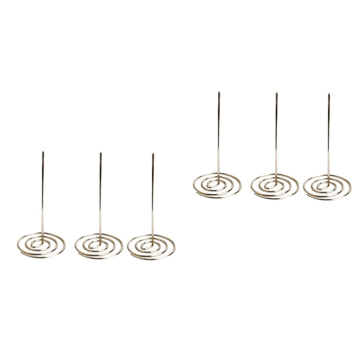 6 Pcs Metal Forks Receipt Restaurant Receipt Holder for Office ...