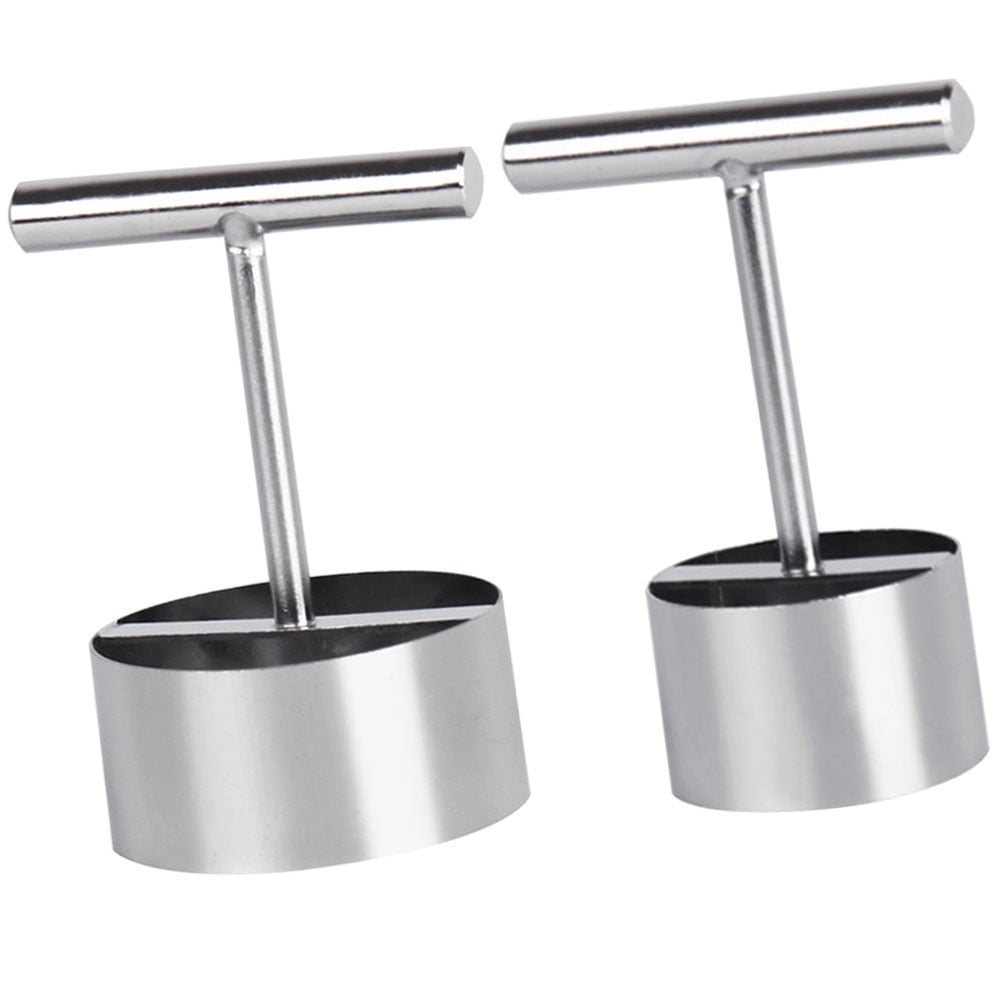 6 Pcs Metal Fruit Corer Tools Ergonomic Pear Core Removers Fruit Hole ...