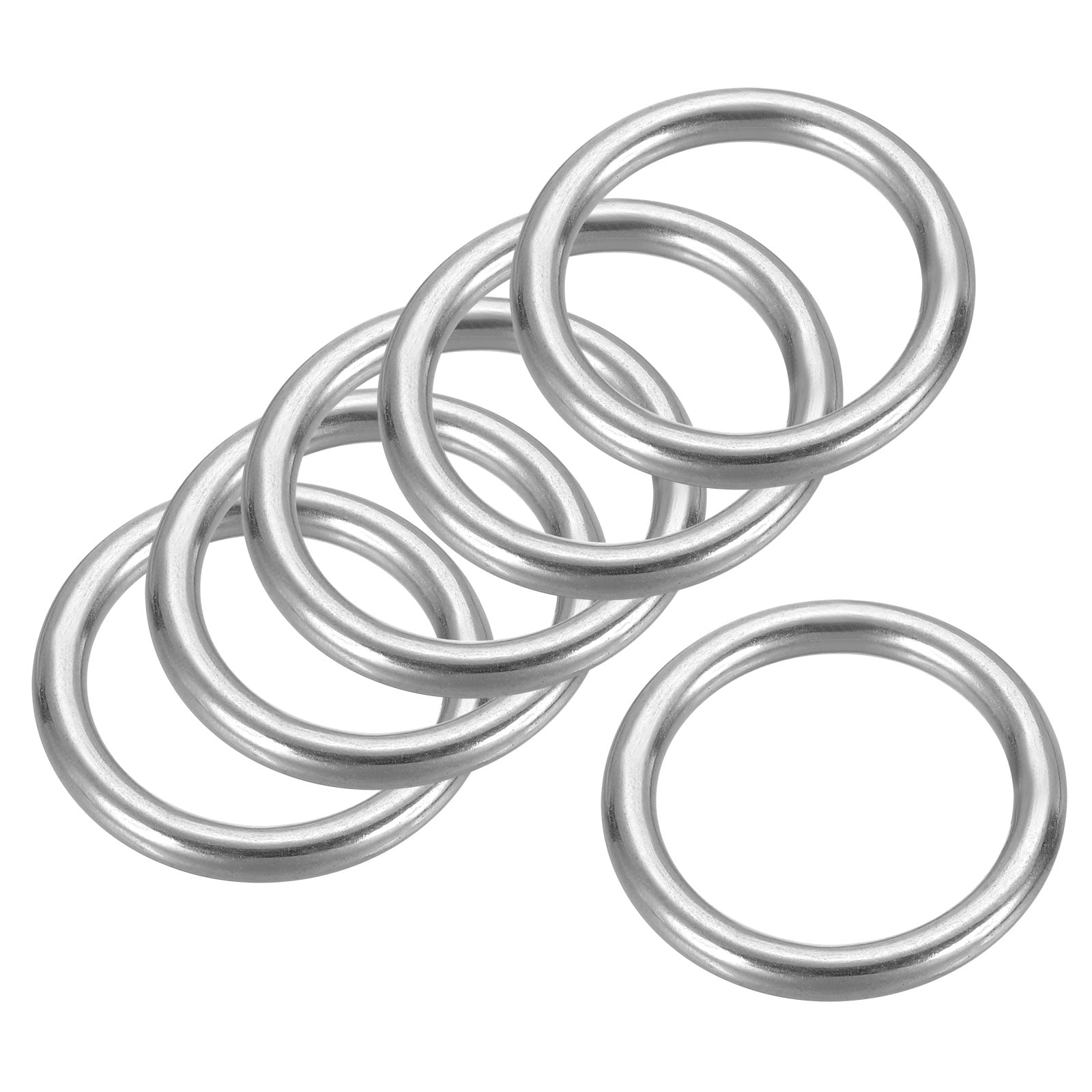 Uxcell Metal Rings Stainless Steel Rings Marine Grade Multi-Purpose O ...