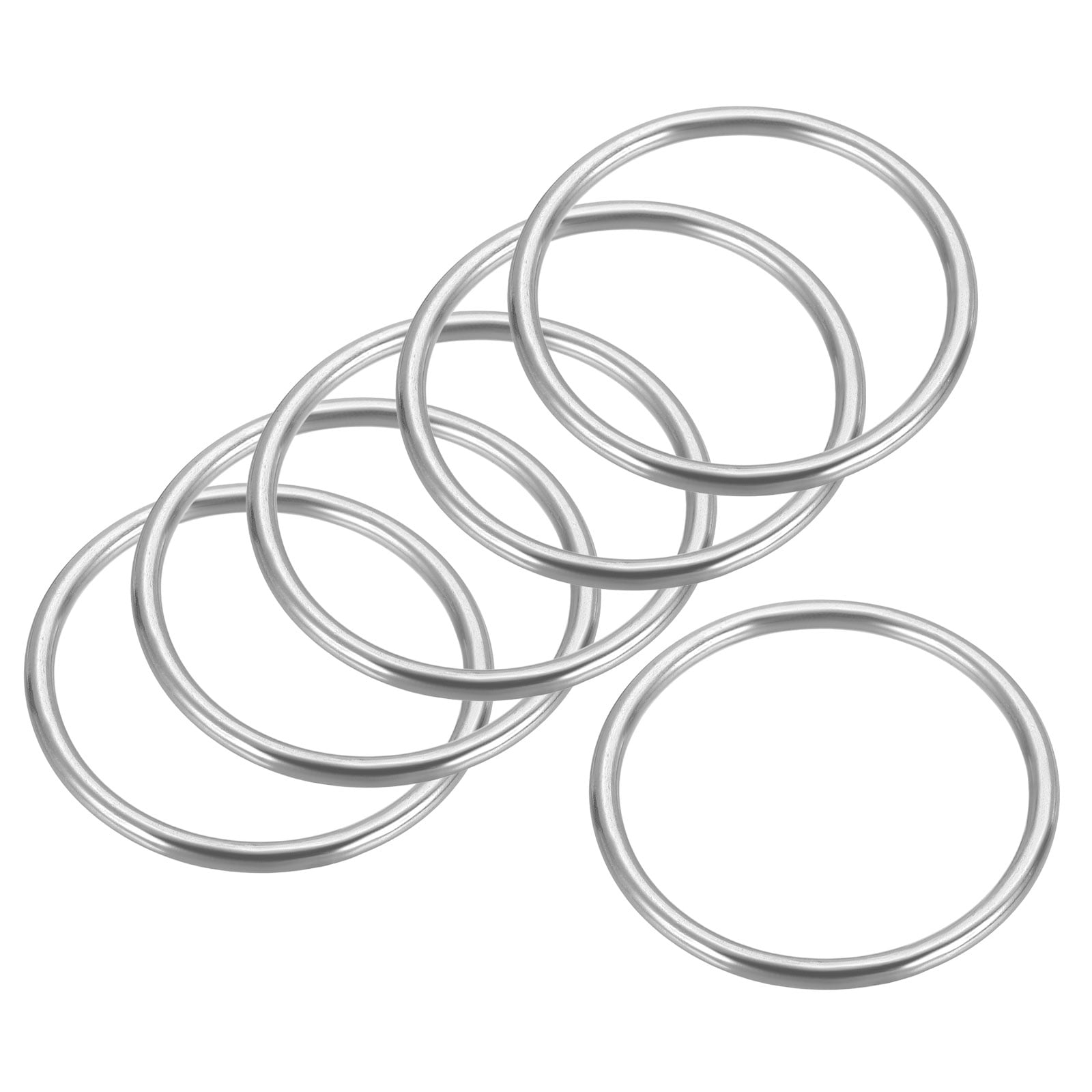 Uxcell Metal Rings Stainless Steel Rings Marine Grade Multi-Purpose O ...