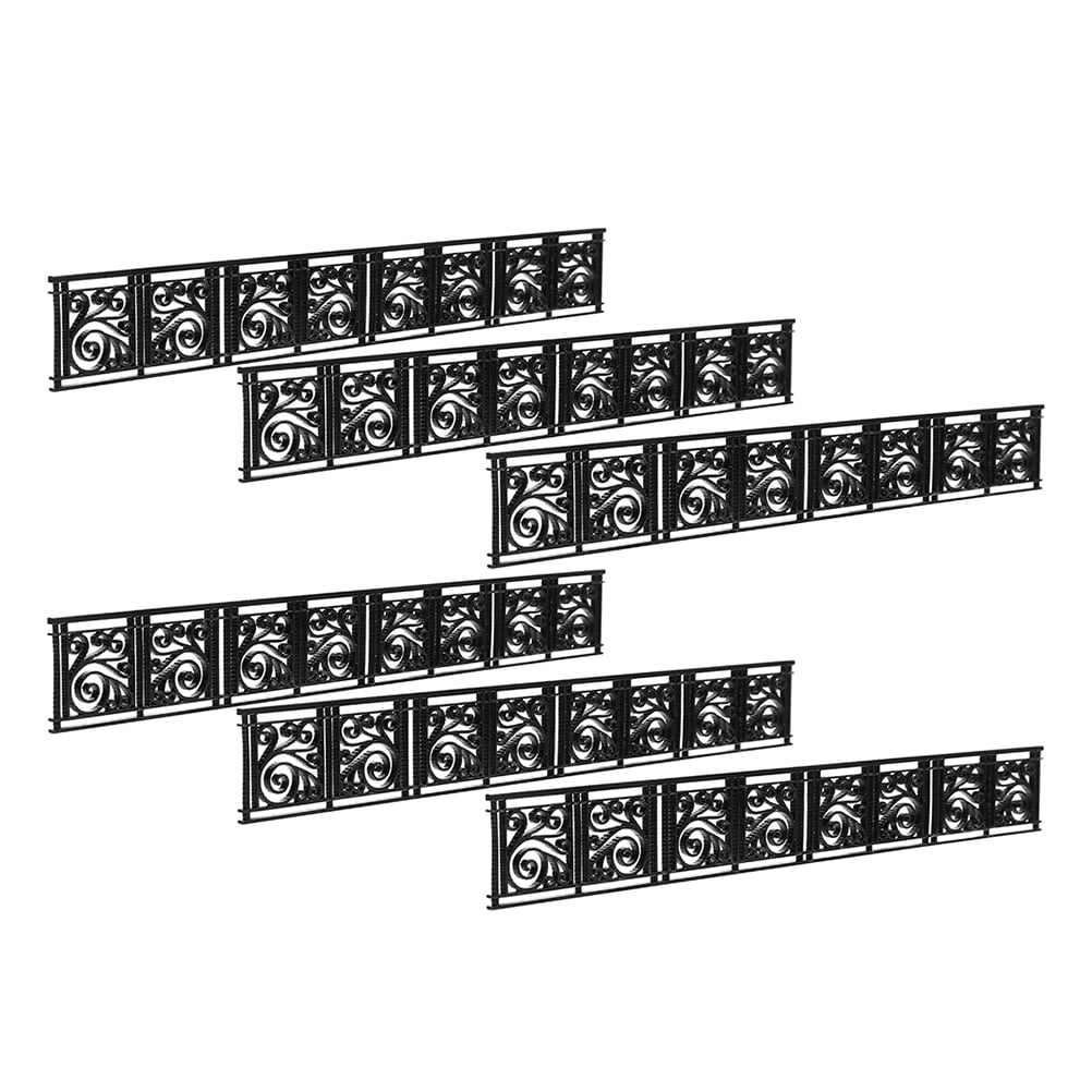 6 Pcs Micro Landscape Accessories Mini House Decor Garden Fencing Fence ...