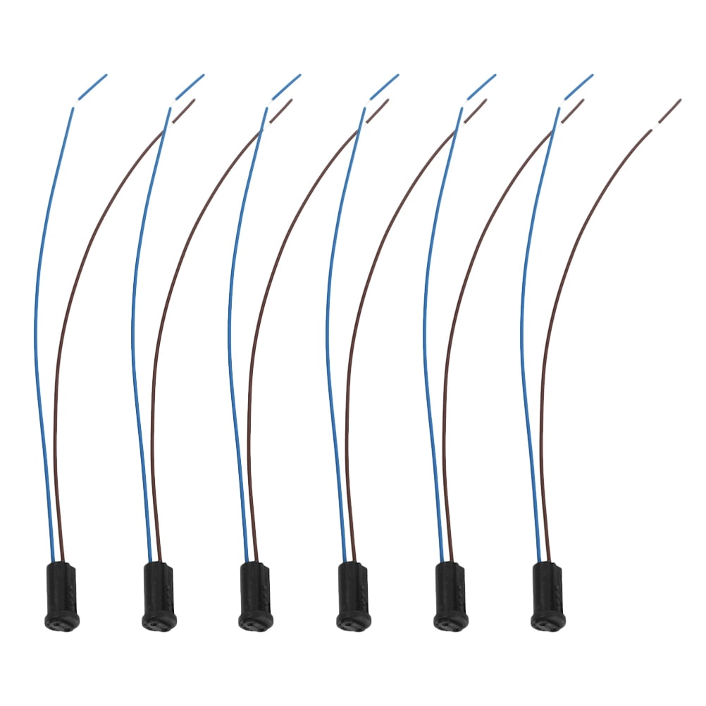 6 Pcs Mini G4 Bulb Socket Plastic Lamp Holder Low Voltage LED Light ...