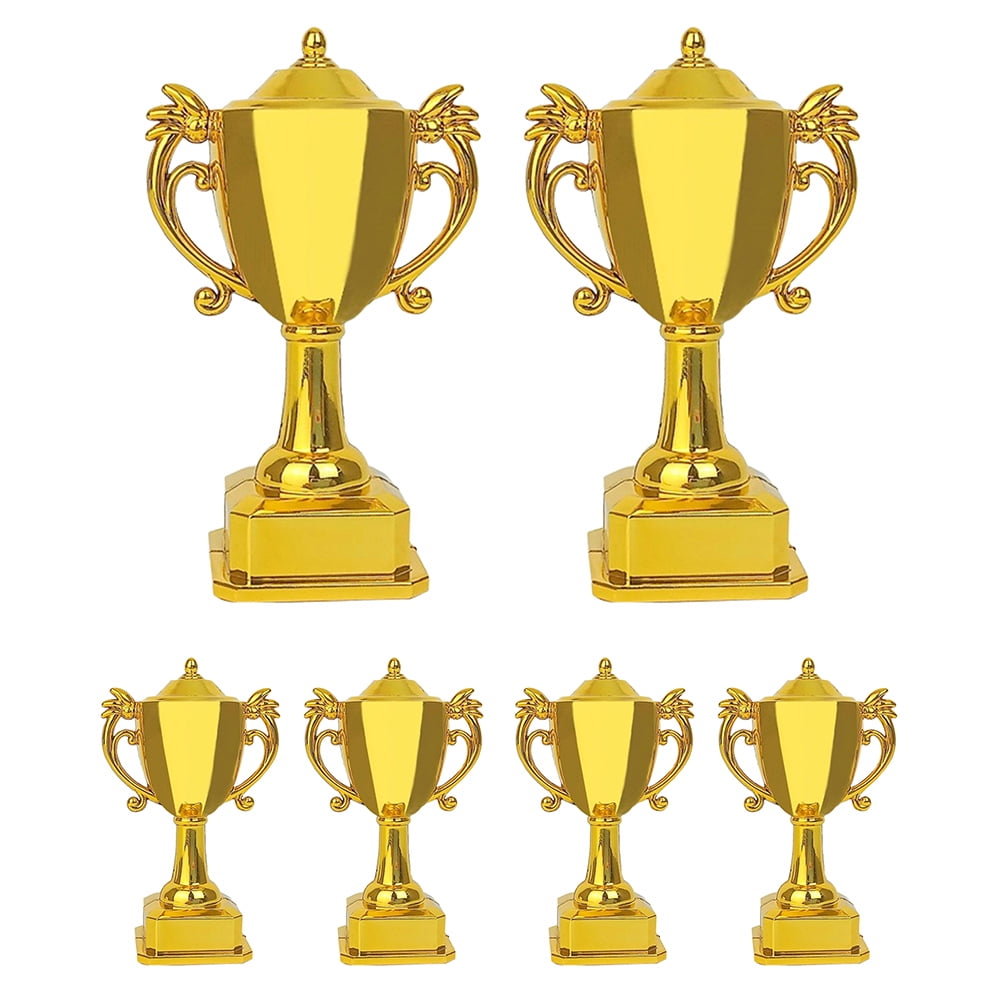 6 Pcs Mini Gold Trophy Cake Toppers for Celebrations and Party ...