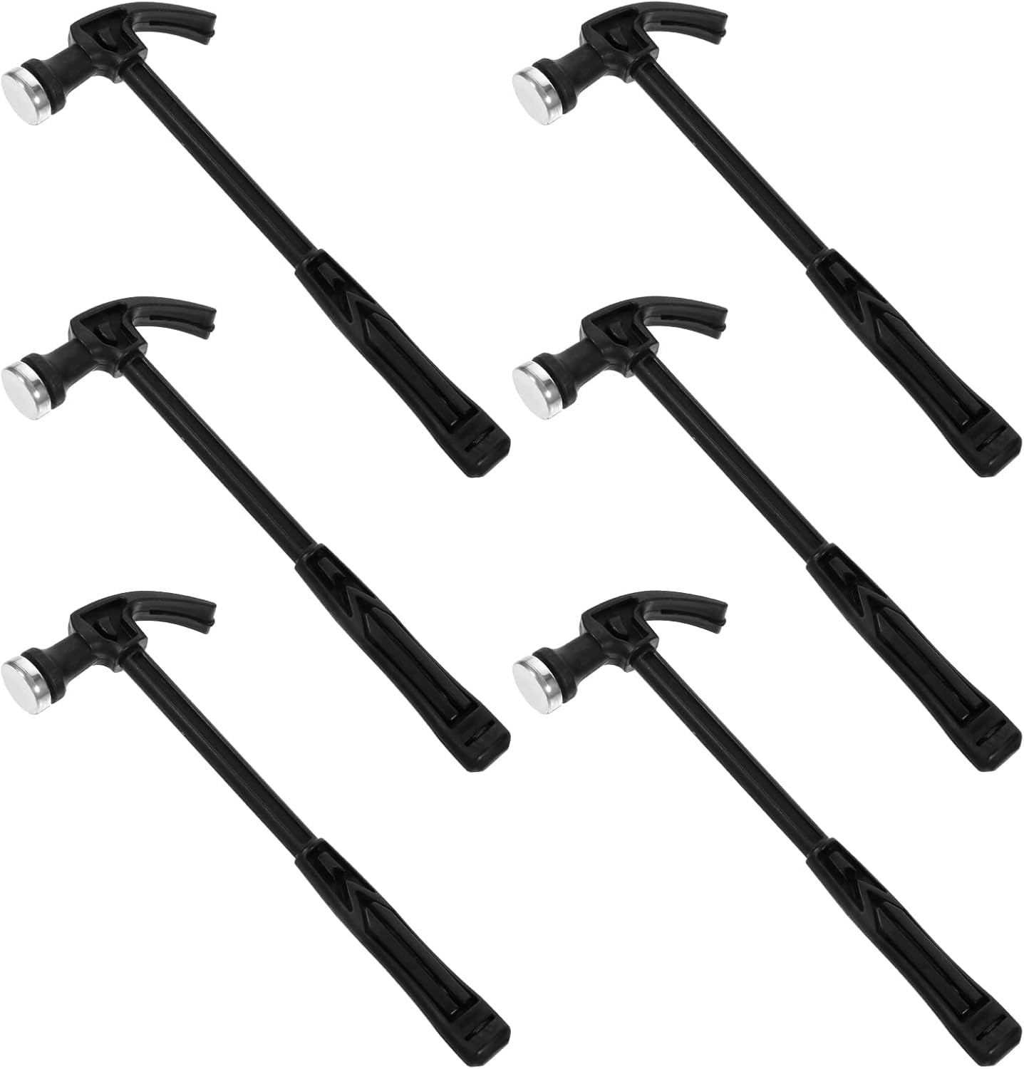 6 Pcs Mini Hammer Small Hammer, 7 Inch Mini Plastic Claw Hammer Set ...
