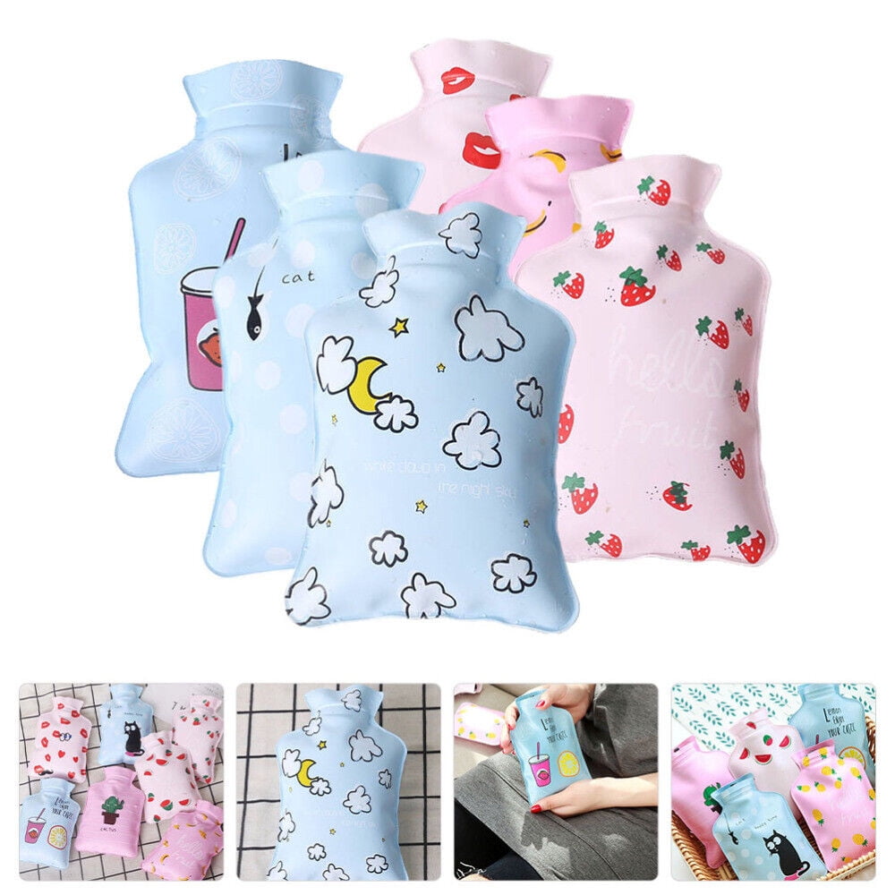6 Pcs Mini Hot Water Bottle Small Hot Water Bottle Miniature Child ...