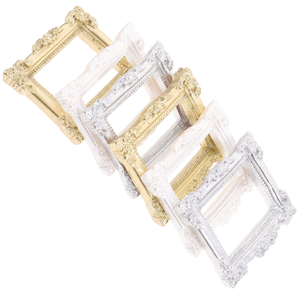 6 Pcs Mini Picture Frame Photo Background Props Vintage Frames Boards ...