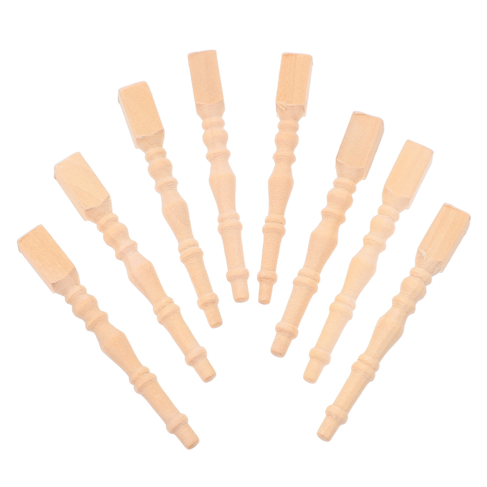 6 Pcs Mini Table Legs Adornments Models Dollhouse Furniture Replacement ...