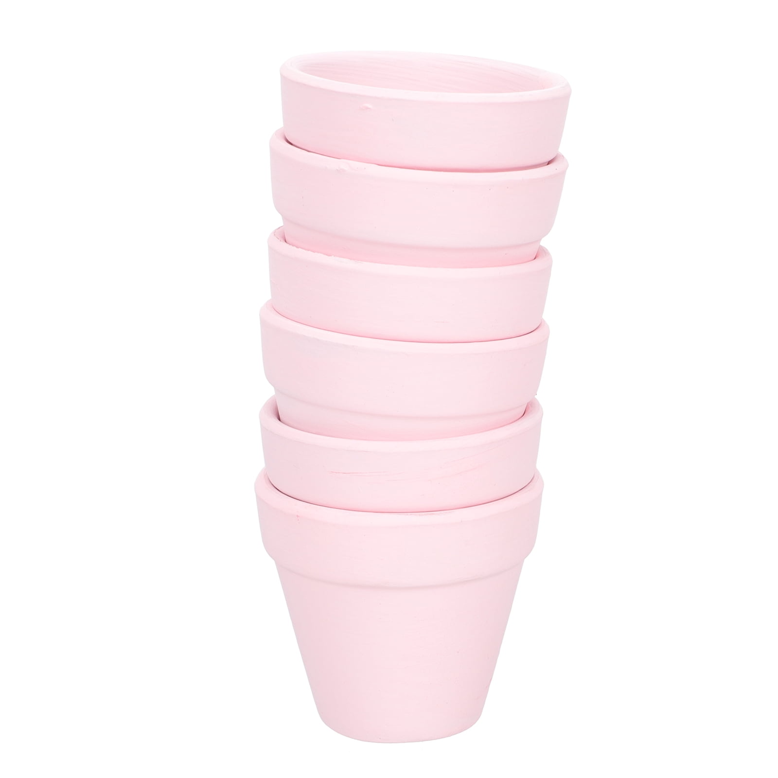 6 Pcs Mini Thumb Flower Pot Compact Pots Ceramic Planter Succulent ...