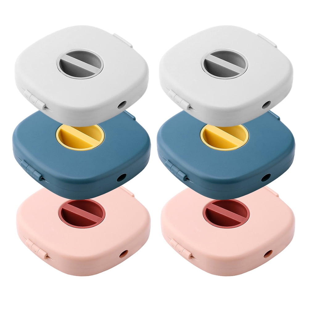 6 Pcs Mobile Phone Line Organizer Box Data Line Holder Rotating Cable ...