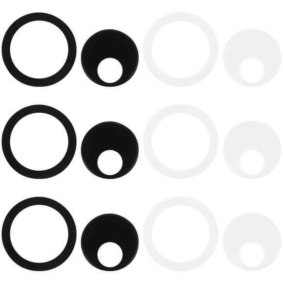 Camera Covers for Phones and Laptops in Black and Clear Styles