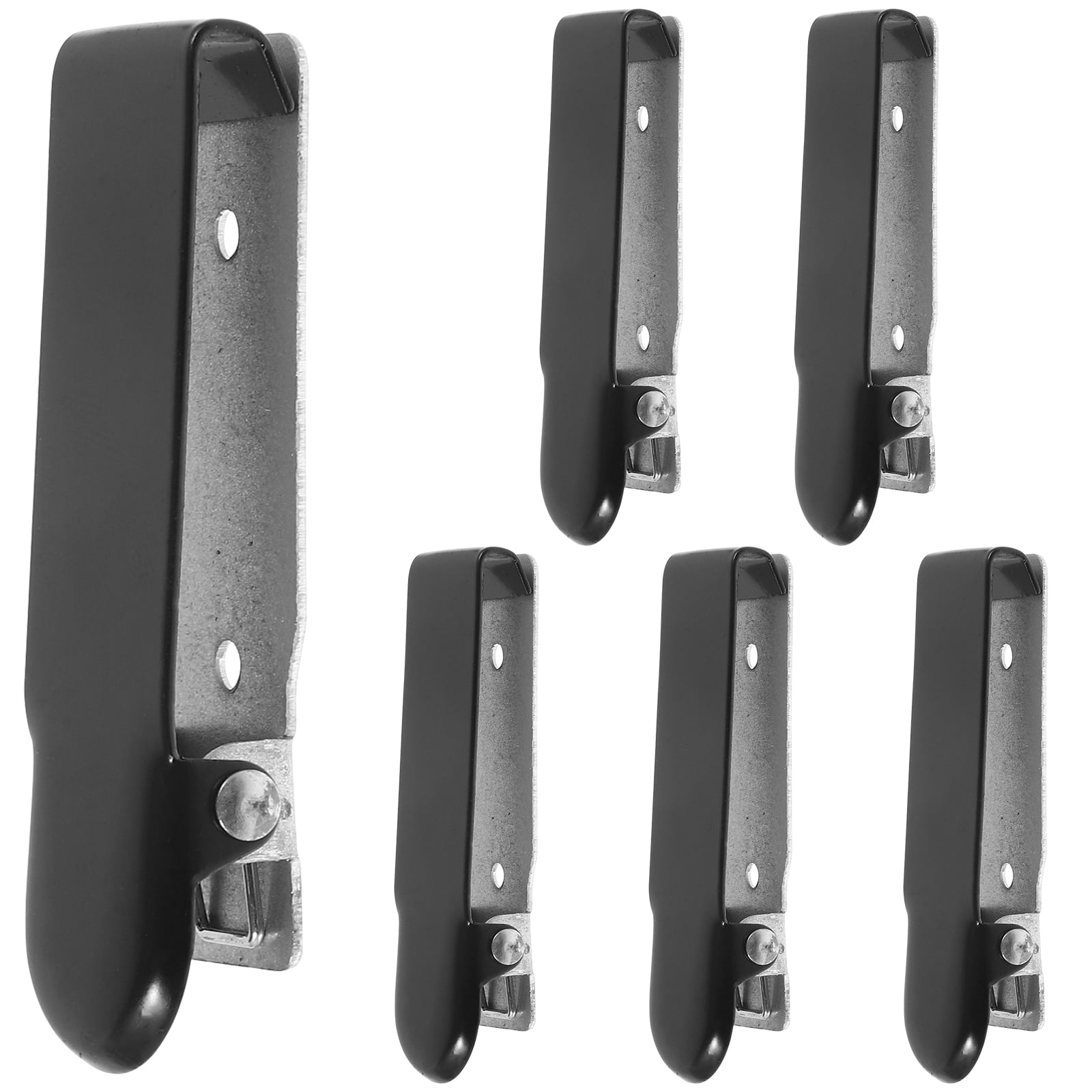 6 Pcs Money Clips for Cash Register Prop Receipt Holder Organizer Black ...