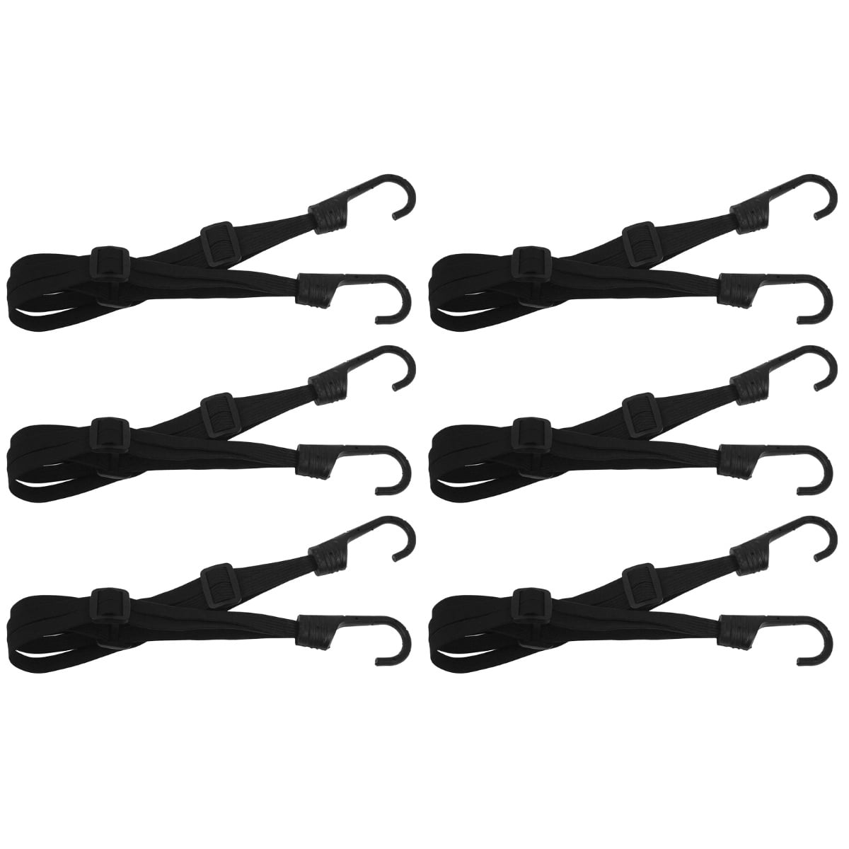 6 Pcs Motorcycle Strap Black Hooks for Hanging Luggage Bundling Straps ...