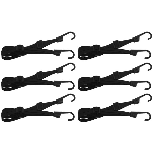6 Pcs Motorcycle Strap Black Hooks for Hanging Luggage Bundling Straps ...