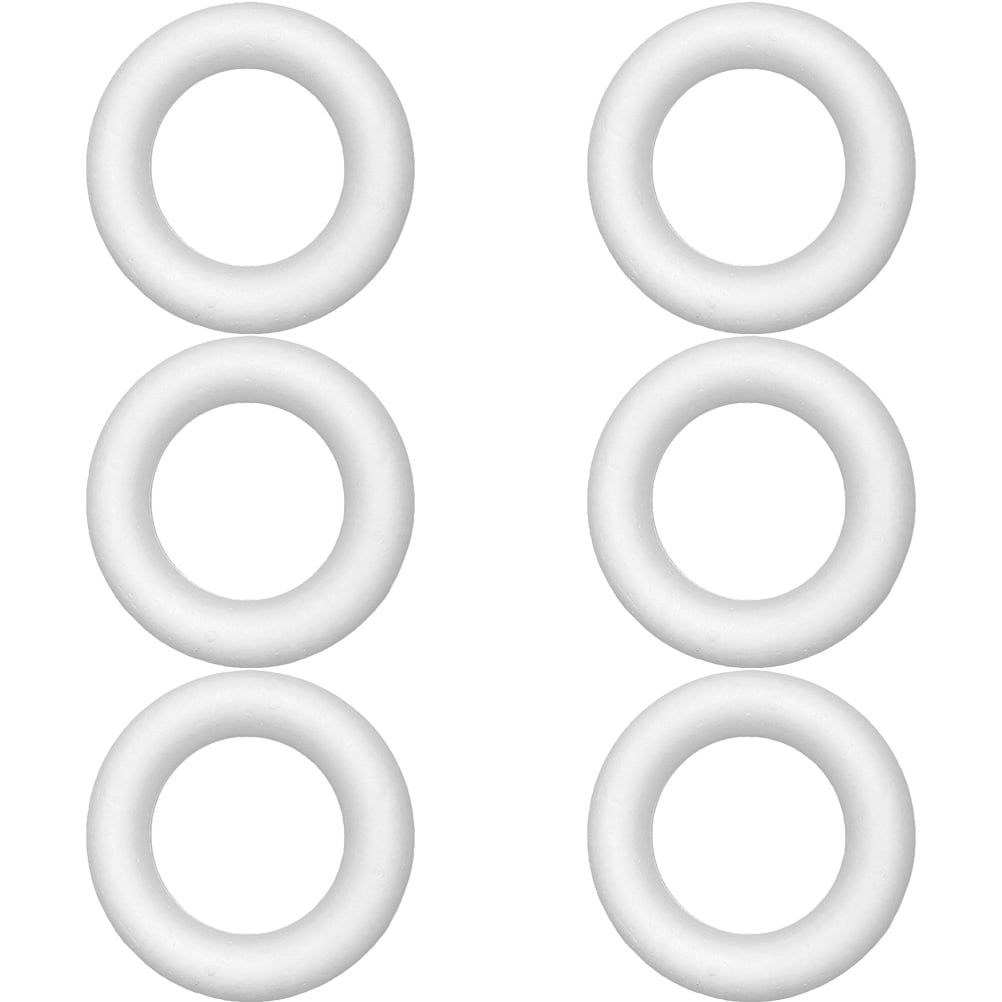 6 Pcs Mousse Polyurethane Foam Foam Crafts 21.70X21.70X4.40CM White ...