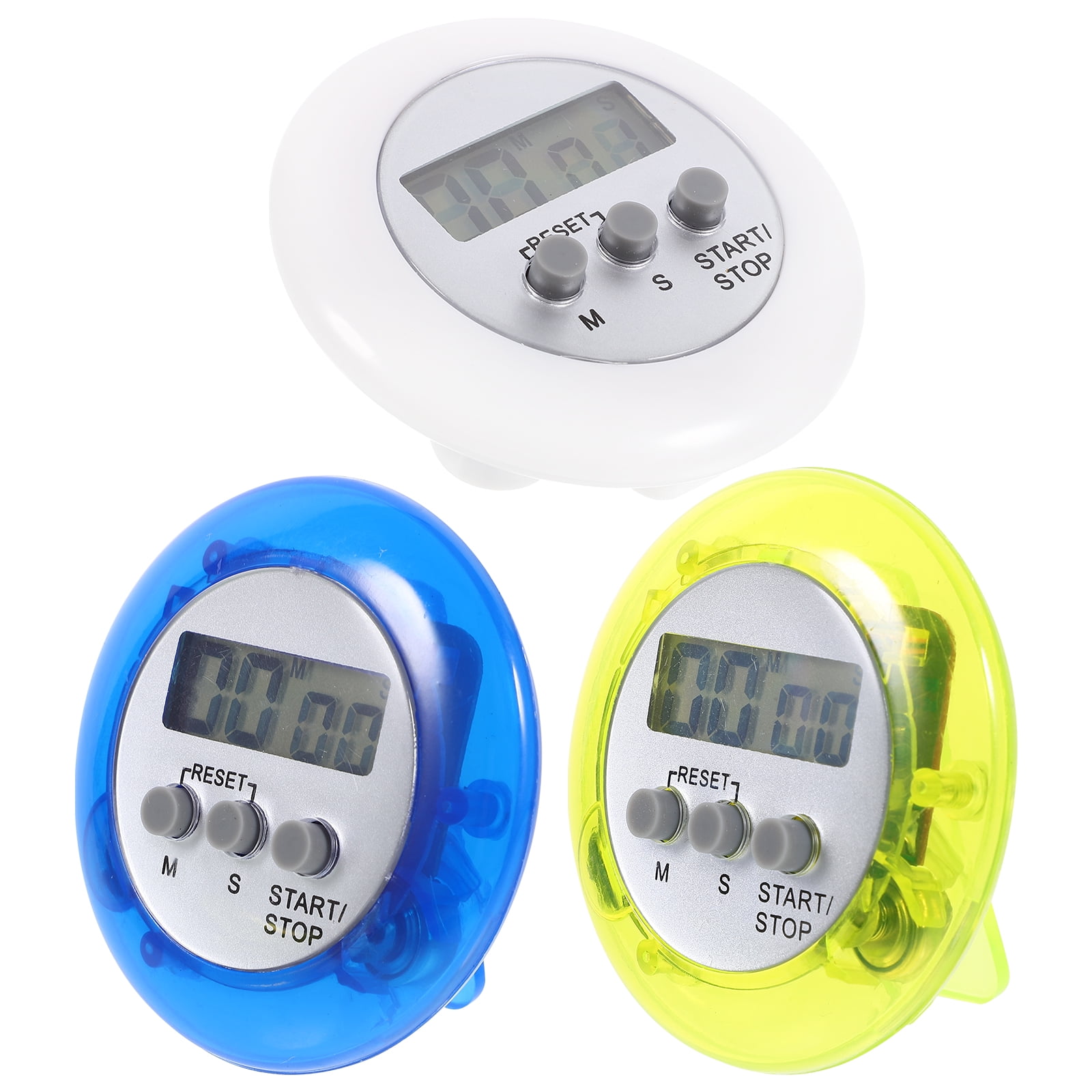 6 Pcs Multi-Purpose Digital Kitchen Timer Outdoor Sports Game Timer ...