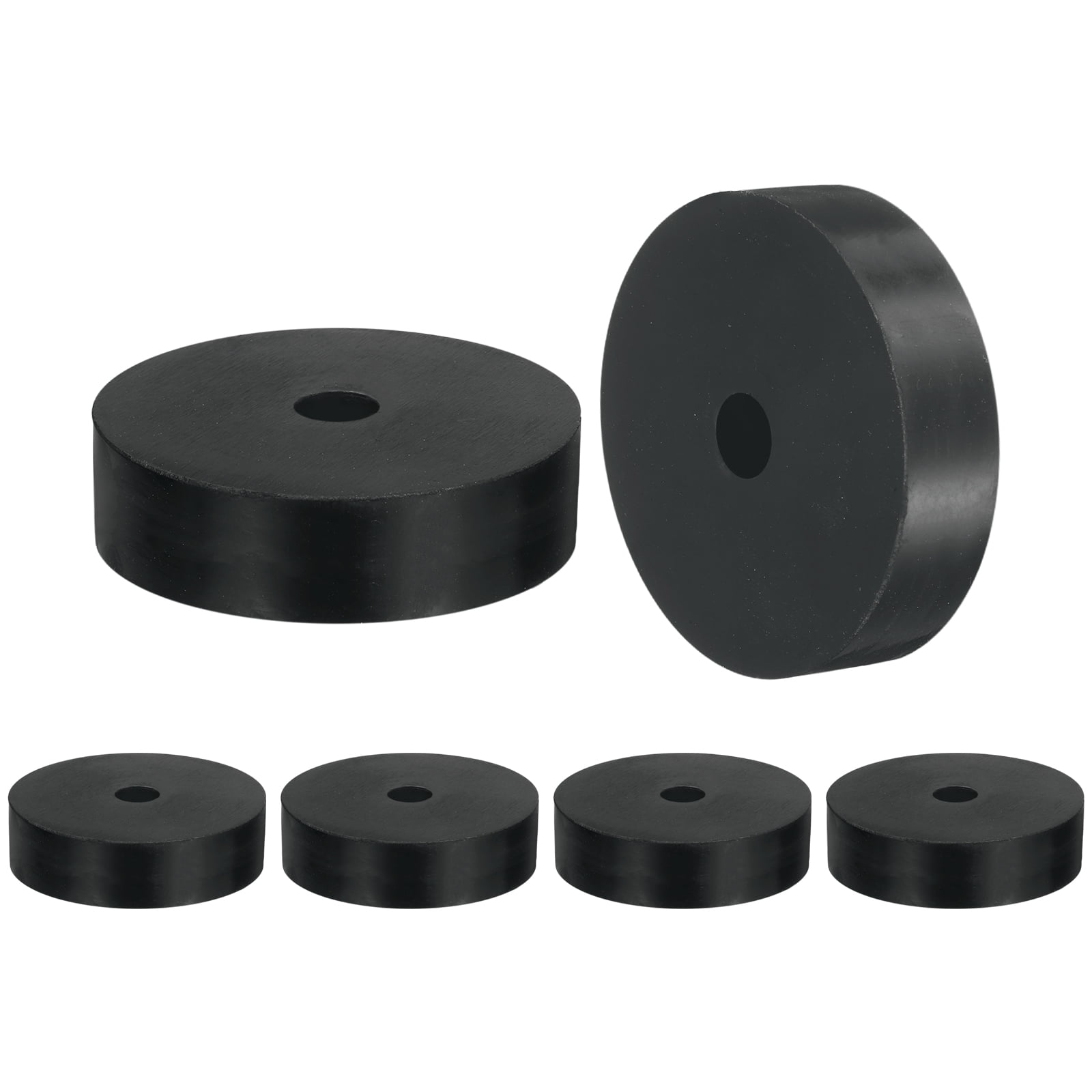 6 Pcs Multi Purpose Rubber Spacer, 12mm ODx70mm IDx15 mm Thickness Anti ...