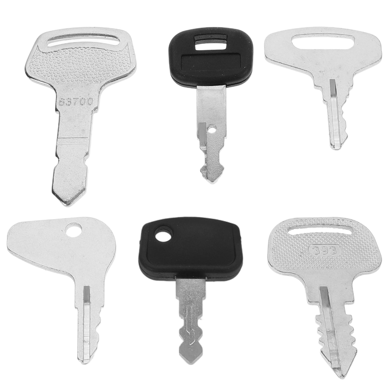 6pcs Universal Ignition Key Set for Tractors Forklifts Excavators ...