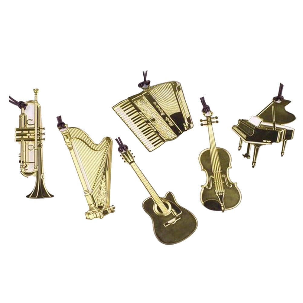 6 Pcs Music Bookmarks Musical Instrument Mixed Pattern - Walmart.com