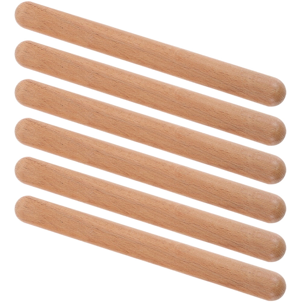 MERRYHAPY Children Musical Sticks Orff Style Rhythm Teaching Tools 6Set ...