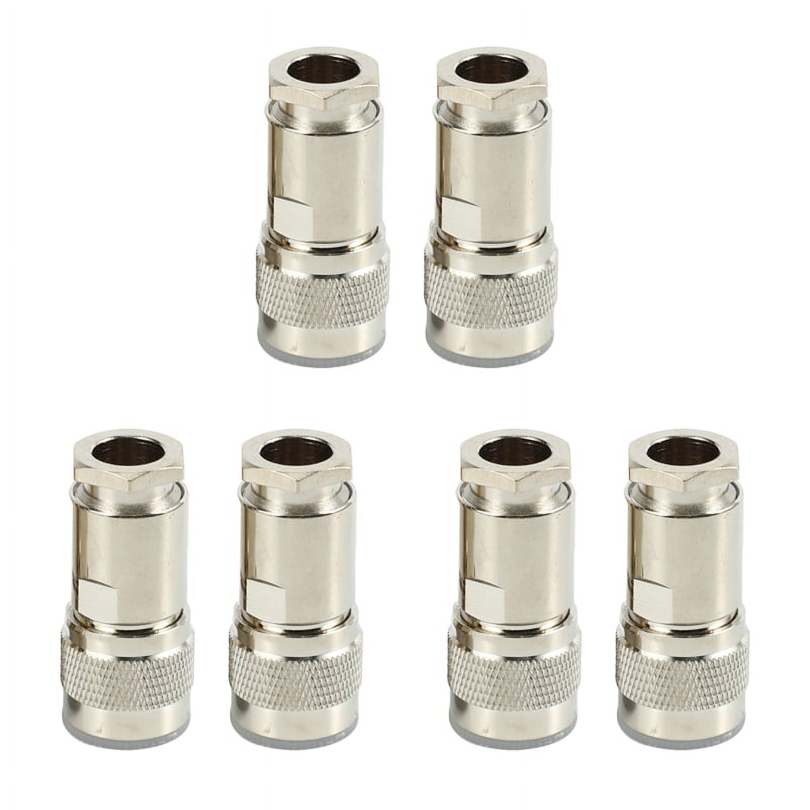 6 Pcs N Type Male Clamp RG8 LMR400 RG165 RG213 7D- RF Coaxial Connector ...