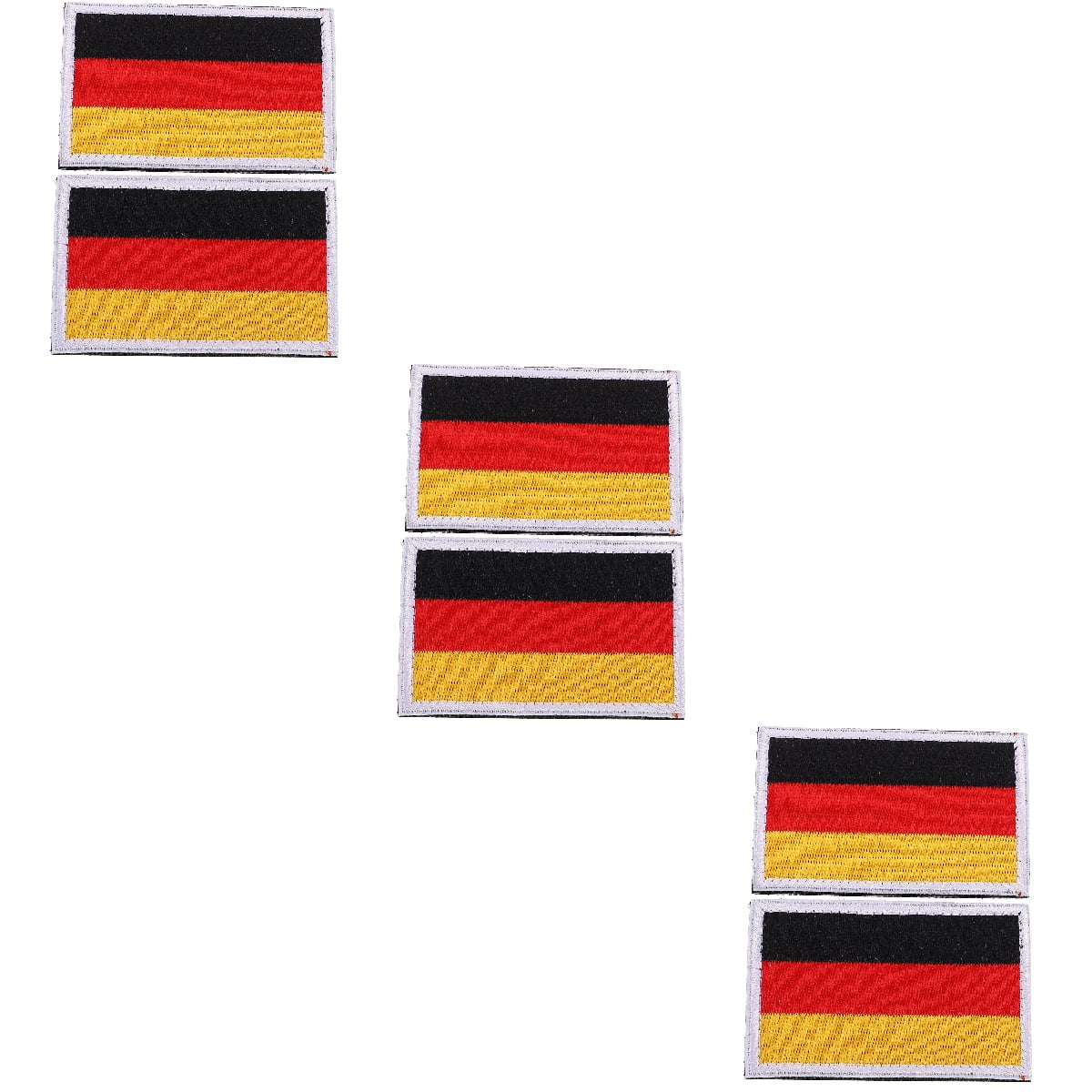 6 Pcs National Flag Stickers Decor National Flag Patch Uk Flag Mini ...