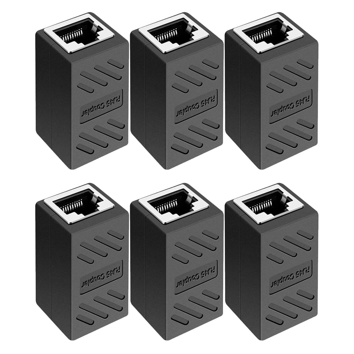 6 Pcs Network Cable Connector Cat Coupler Connectors Ethernet Adapter ...