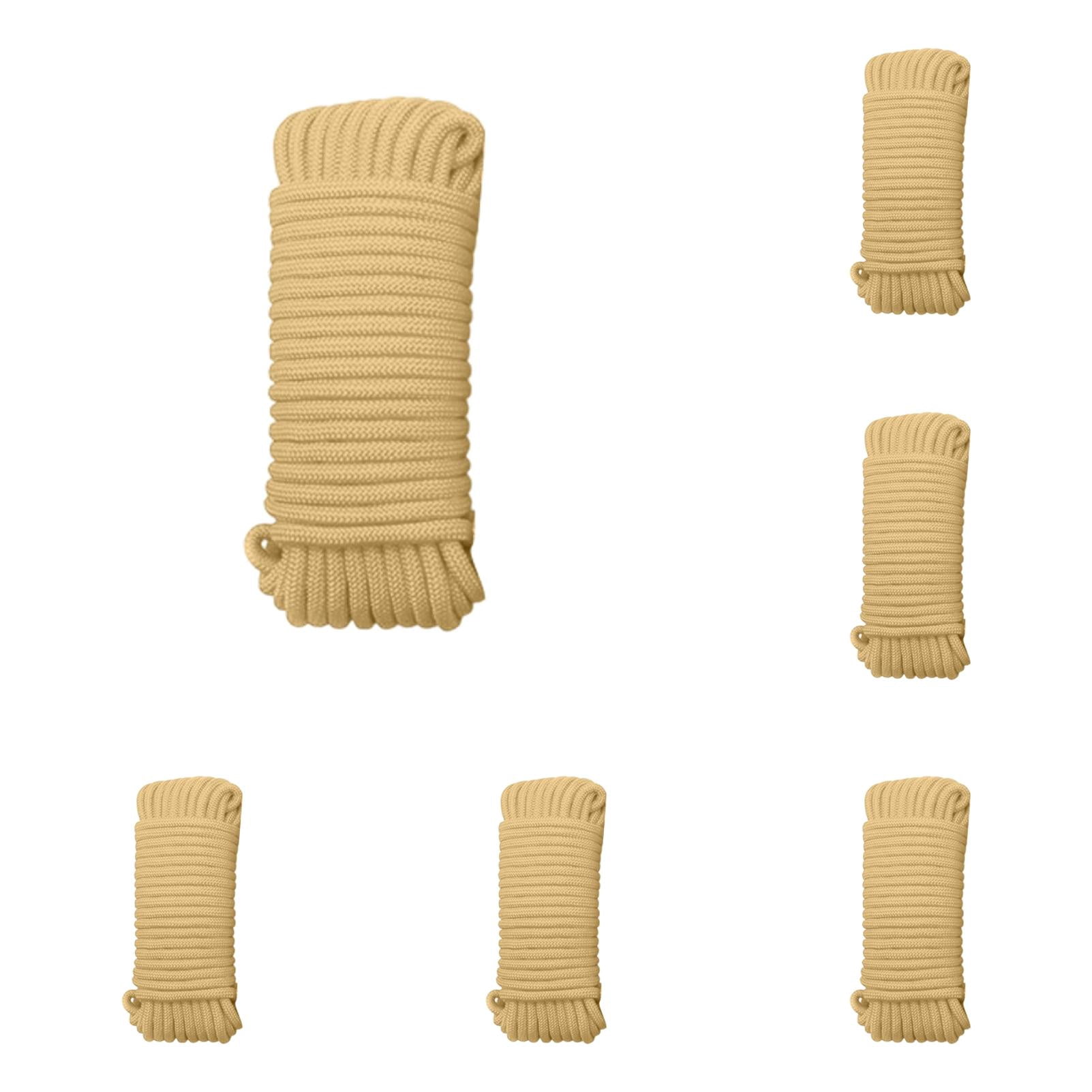 6 Pcs Nylon Rope Cord 32.8 ft for Clothes Line Flag Pole Camping ...
