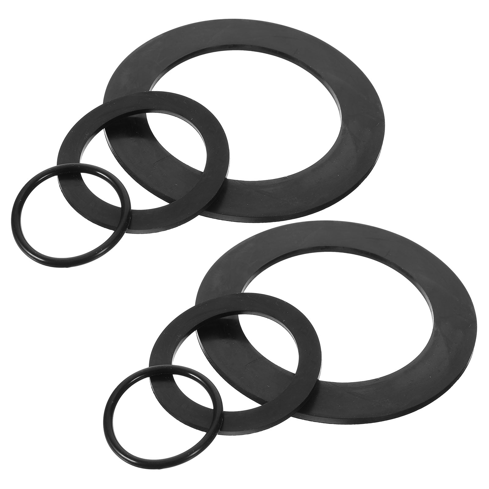6 Pcs O-ring Kit Rubber Gasket Pool Plunger Valve Filter Washers Flat Assortment Round Suite ...