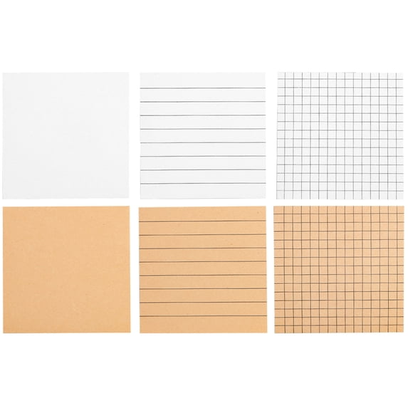 6 Pcs Office Supplies Pads Memo Notes Tabs The Stickers Useful Student ...